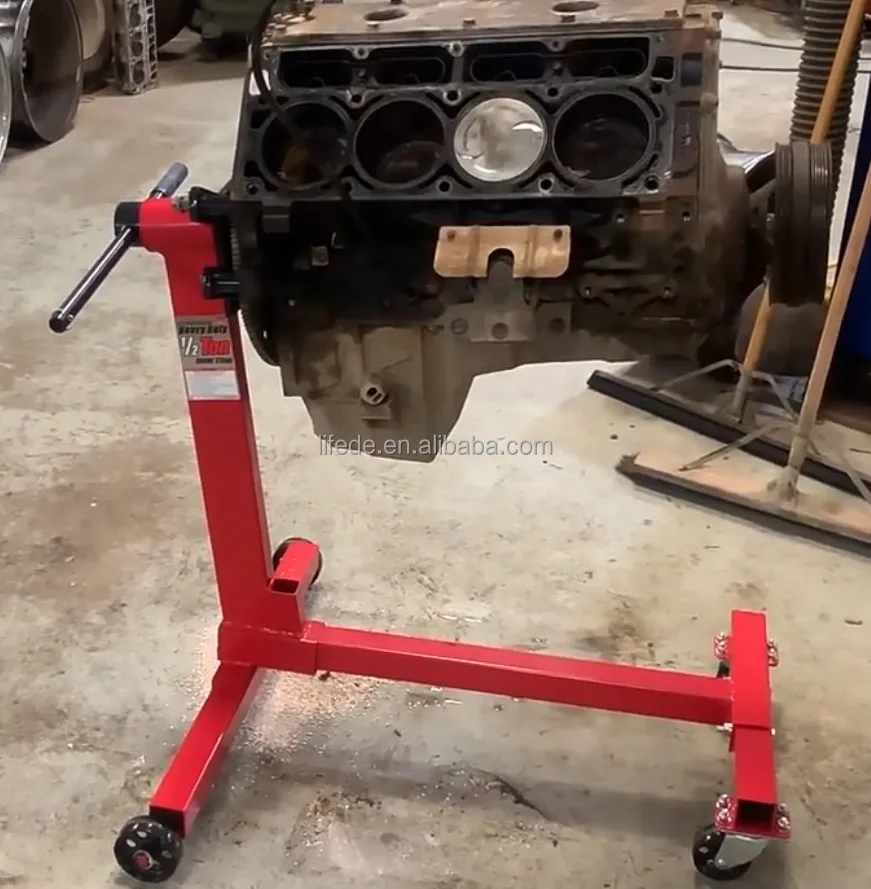 1000 LBS Engine Repair Hoist Stand Car Engine Stand Steel Car Engine ...