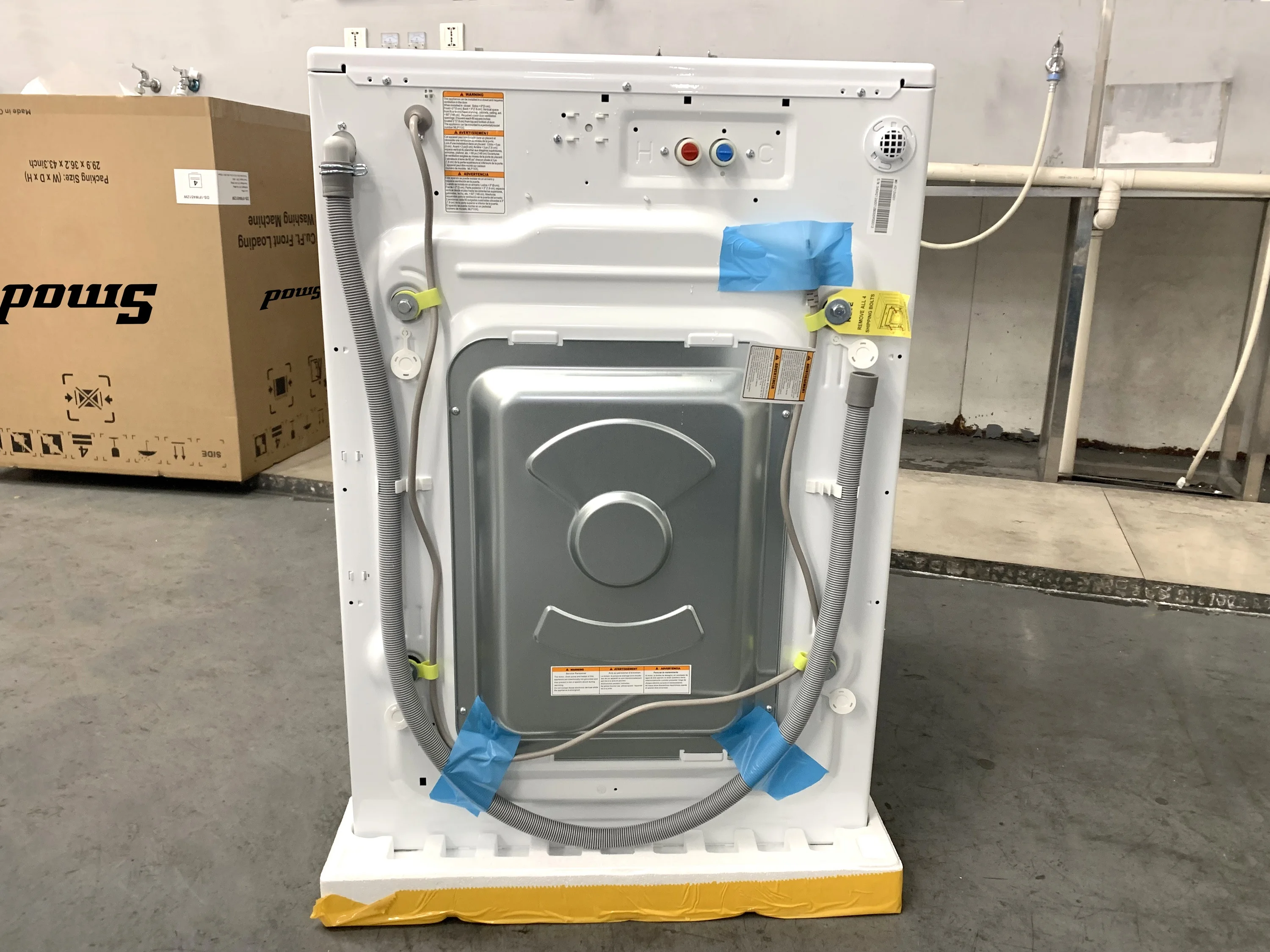 Household Wholesale 4.5cuft Front Loading Washing Machine 18kg Washer ...