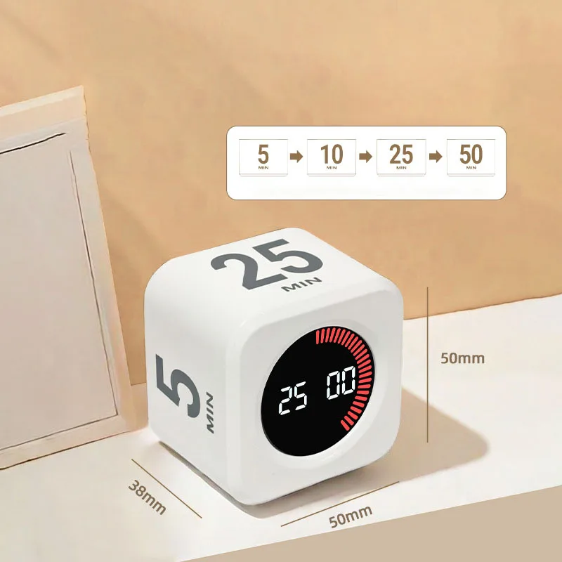 Google Time Management Cube - Flip Timer for Productivity