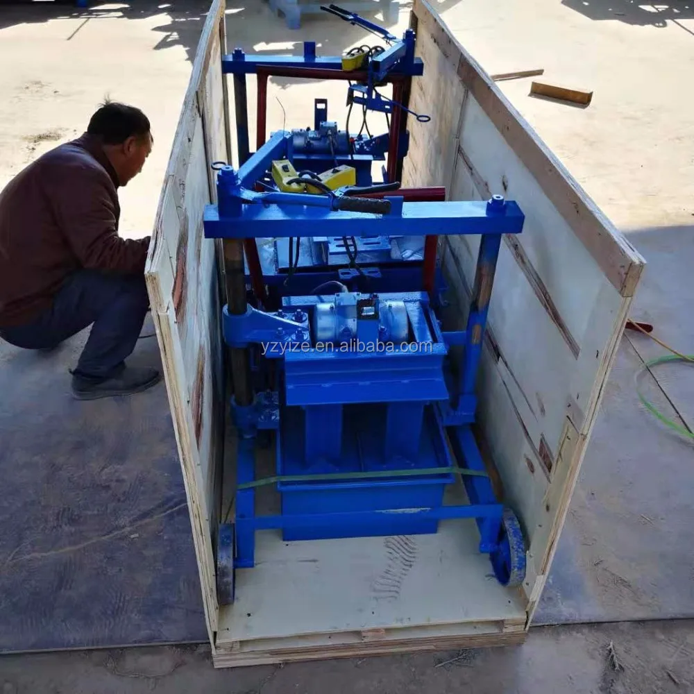 Manual Cement Interlocking Brick Press Machine Bricks Concrete Block ...