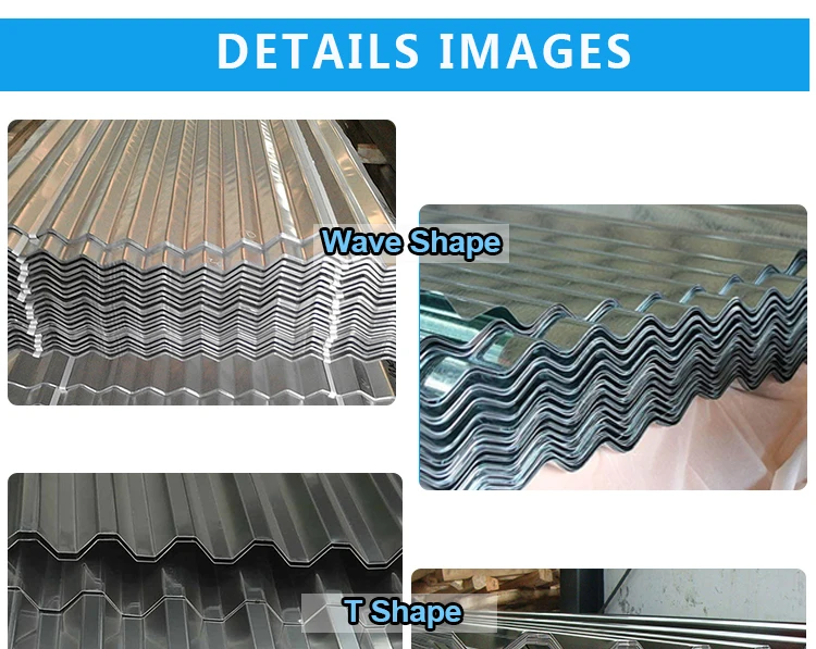 Galvanized GI Roof Sheet Aluzinc Roof Sheet BWG34 BWG28 All Size for ...