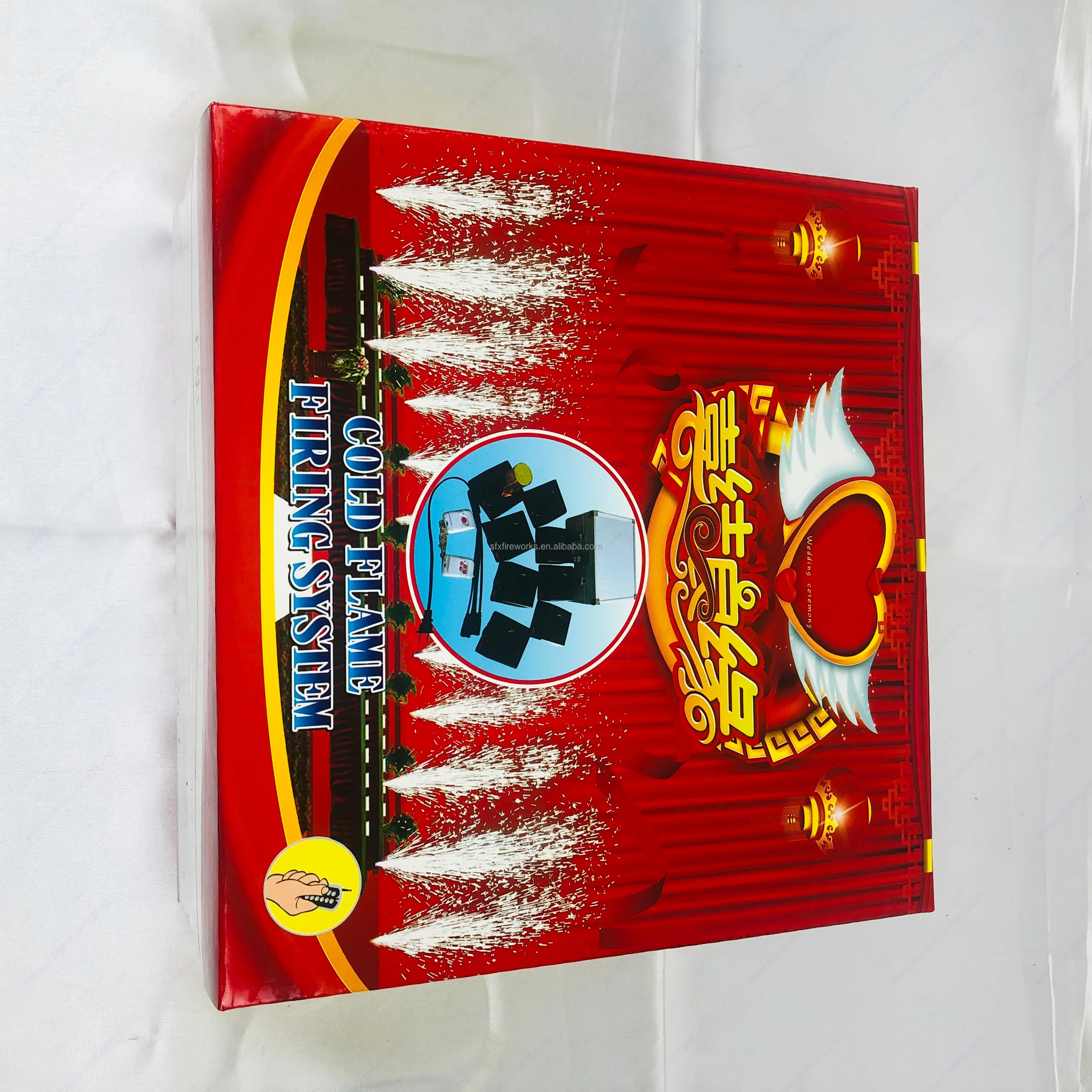 8 Cues Wedding Cold Pyro Fireworks Machine - Kesheng Firing System