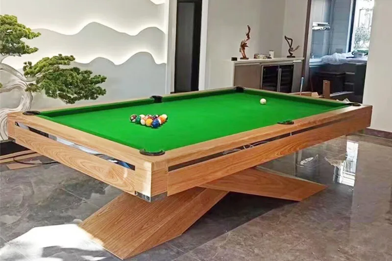 Factory Customized Oak Modern Pool Table Factory Directly Sale New ...