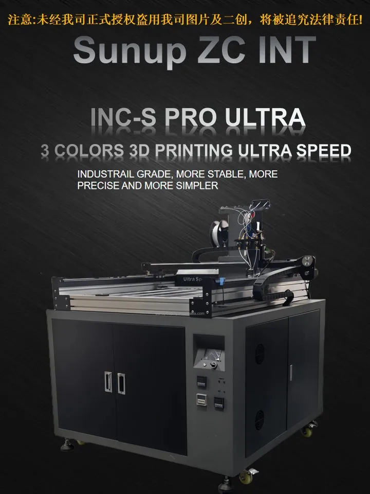 Blacklight Illuminated Multicolor 3d Printing Machine Advertising ...