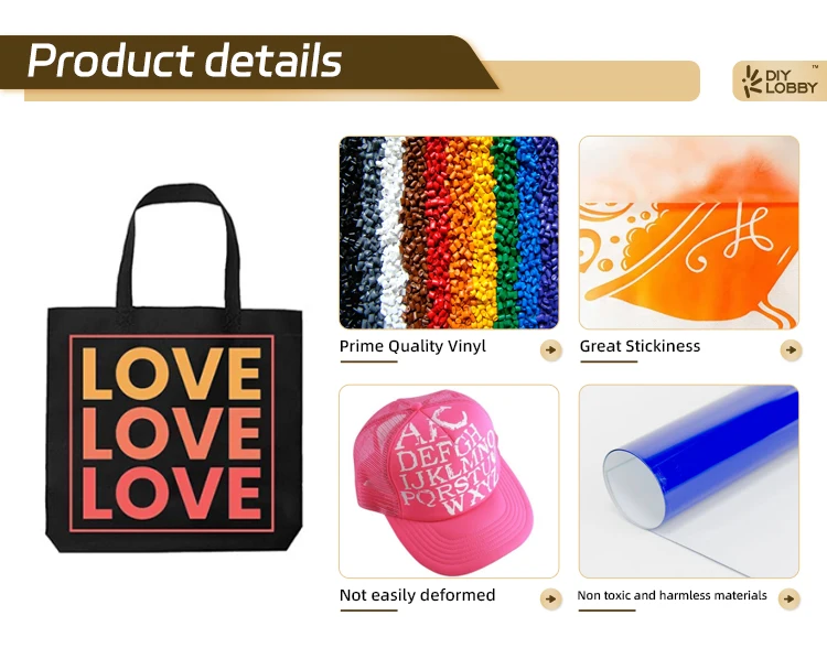 Factory Wholesale A4 Size Heat Transfer PU Vinyl Roll Custom HTV High ...