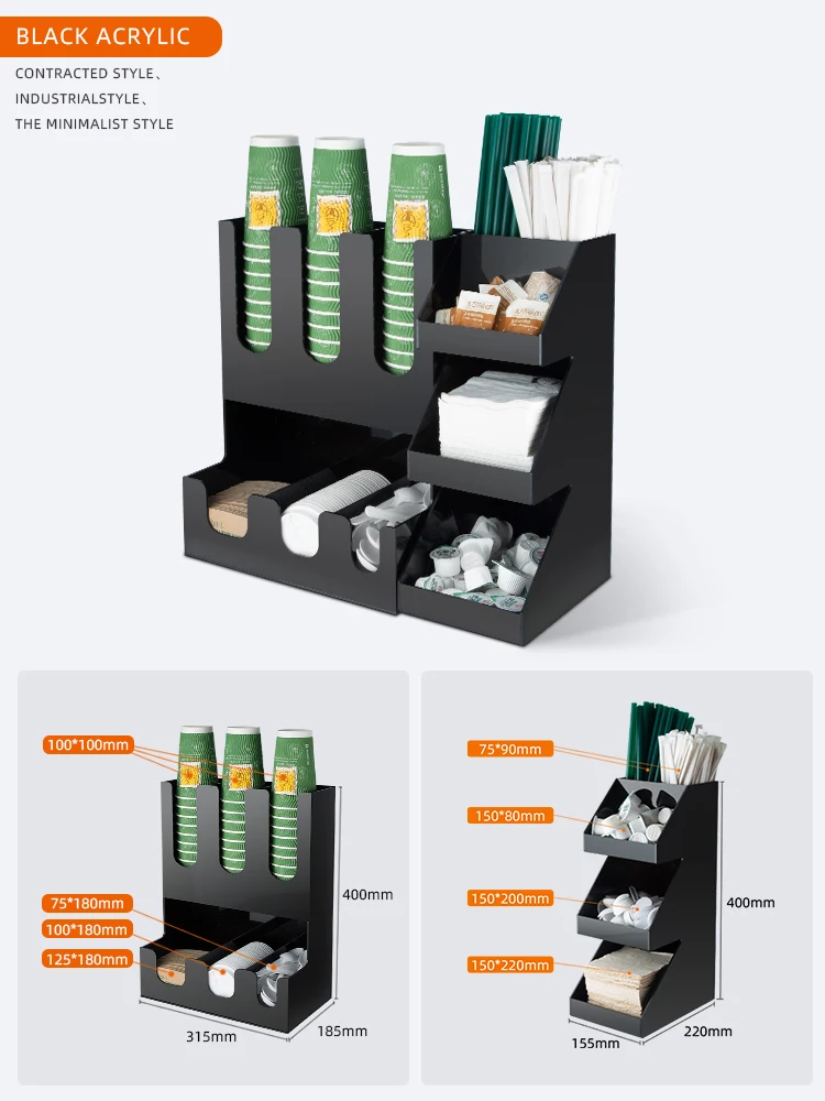 3-tier Condiment Organizer - Stylish & Functional Storage