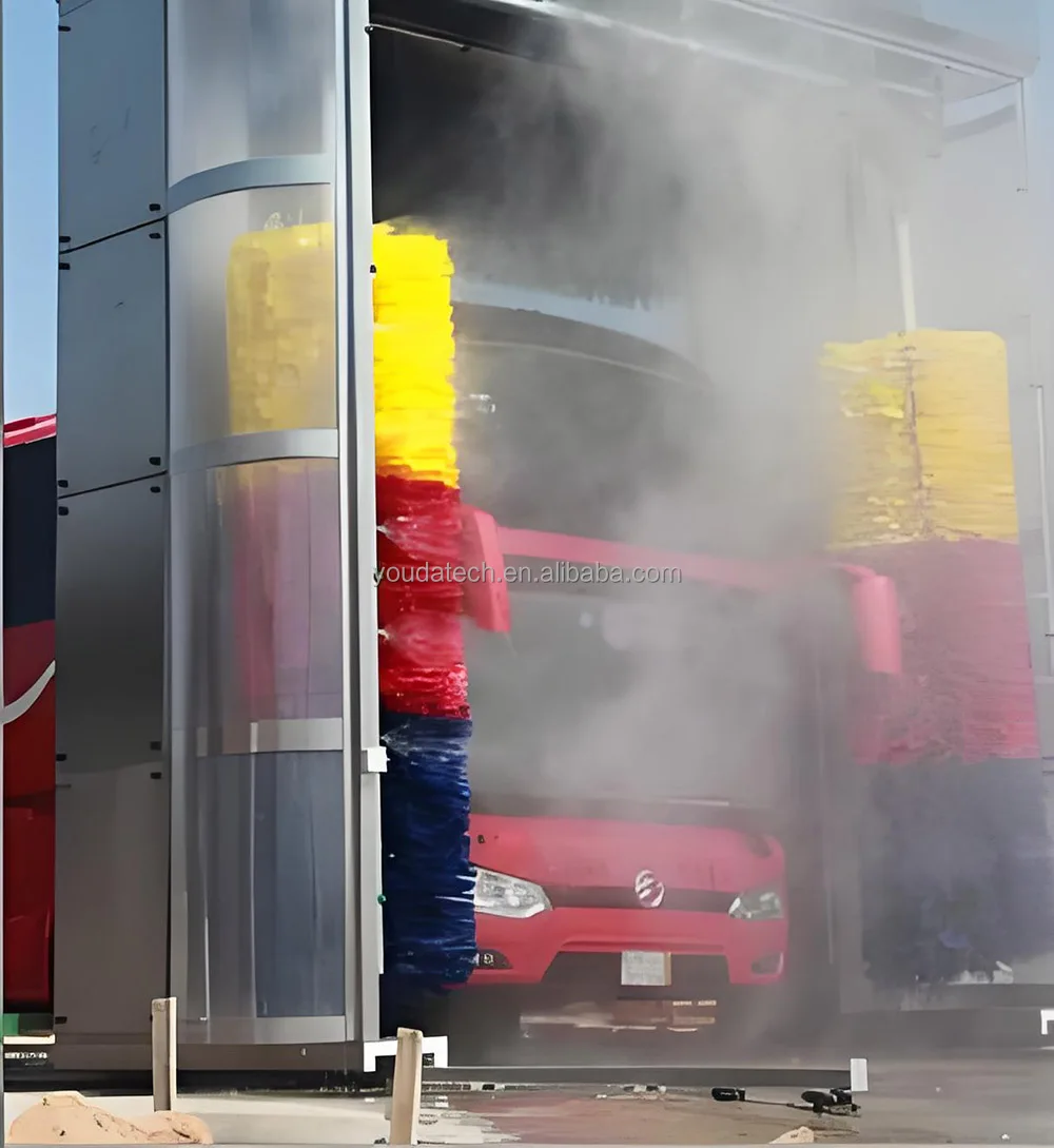 3 Brushes Bus Truck Wash with Gantry Frame Bus Truck Washing Machine ...