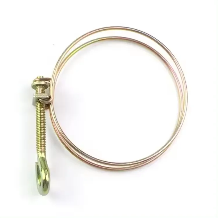 Double Wire Steel Clip Hose Clamp Agricultural Irrigation 32-110mm ...