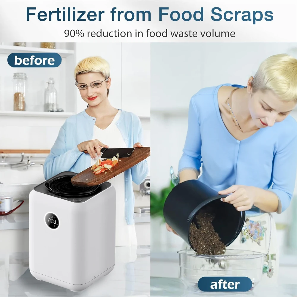 Stainless Steel Food Waste Disposer - Smart & Efficient