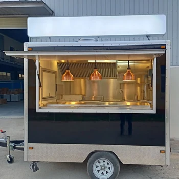 On Sale Shawarma Outdoor Food Cart/ Street Food Kiosk / Coffee Carts ...