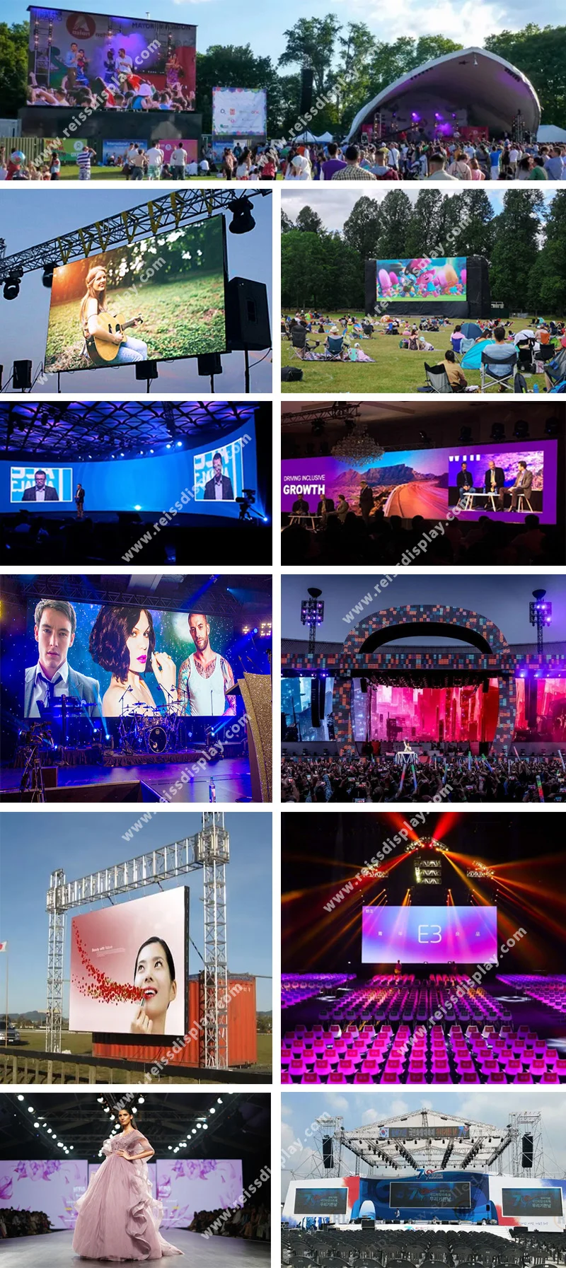 Curved Flexible Led Video Display Screen Reiss Display P2.604 Indoor ...