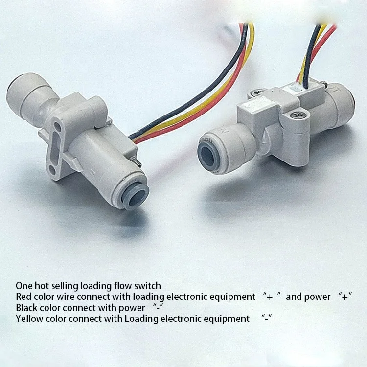 Electric Magnetic Water Flow Sensor Switch For Pe Pipe & Quick Connector