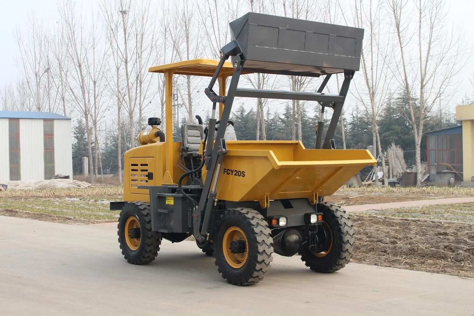 FCY20 New Diesel Self Loading Articulated Construction Garden Farm Use ...