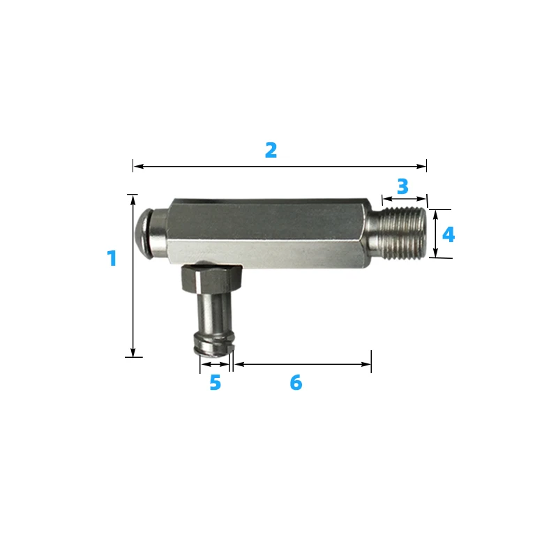 Glue Dispensing Valve Joint Adaptable Syringe Metal Adapter High ...