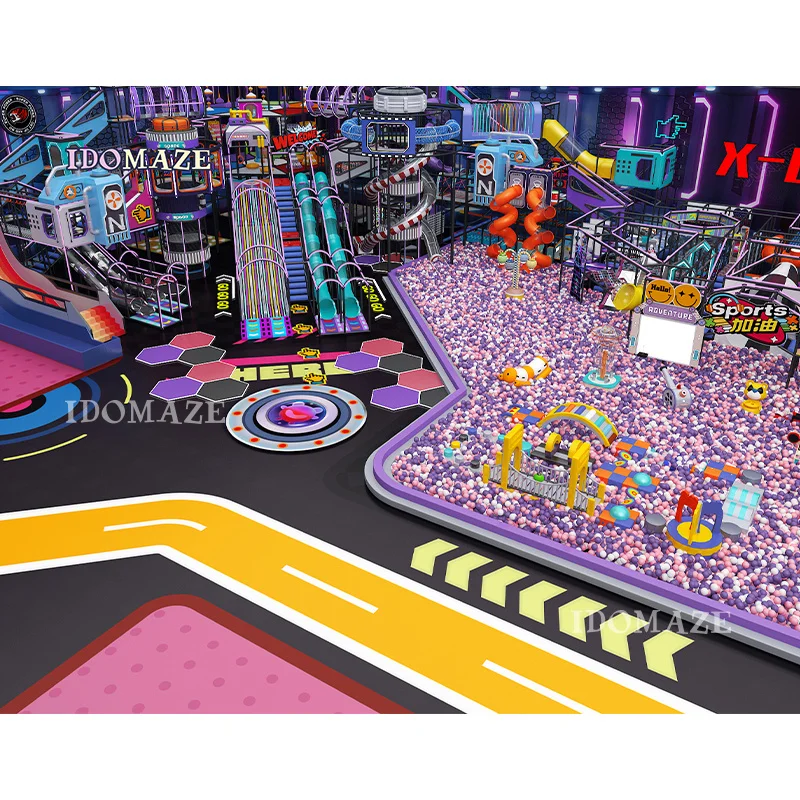 Popular Amusement Adult Adventure Park Kids Indoors Playground Hall ...