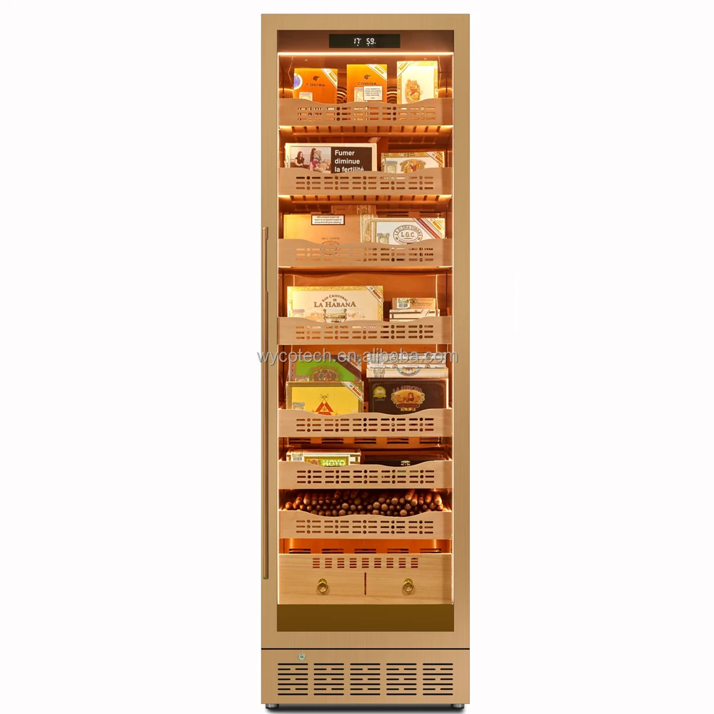 U-shaped Walk in Cigar Rooms Coolers with Compressor Cooling