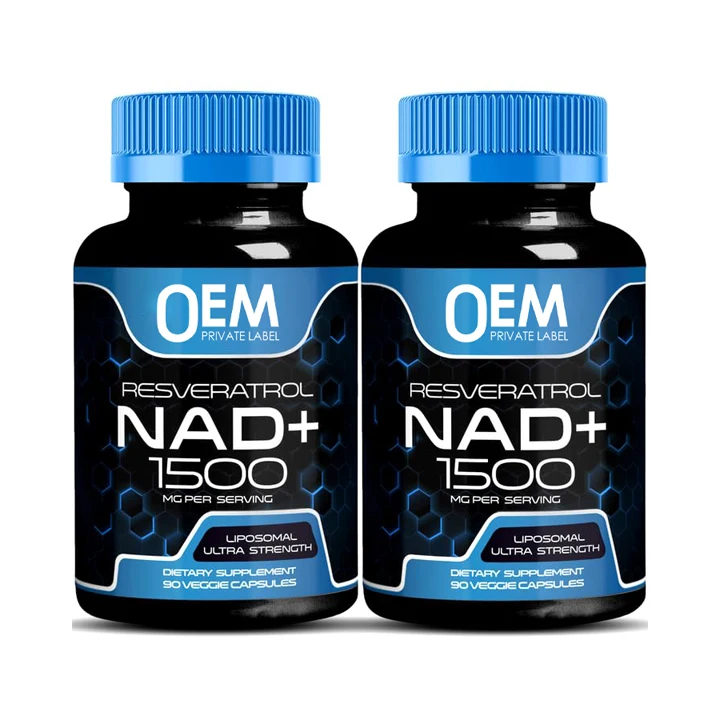 OEM 1500mg NAD Supplement - Liposomal Capsules with Resveratrol