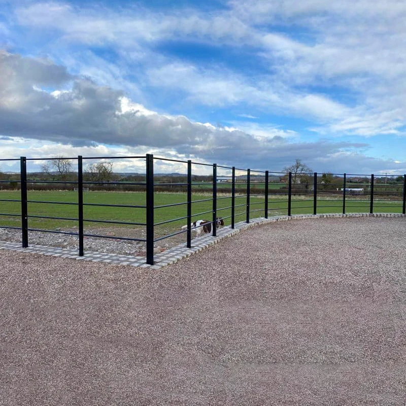 Heavy Galvanized Outdoor Metal Farm Railings Cheap Horse Fence Panel ...