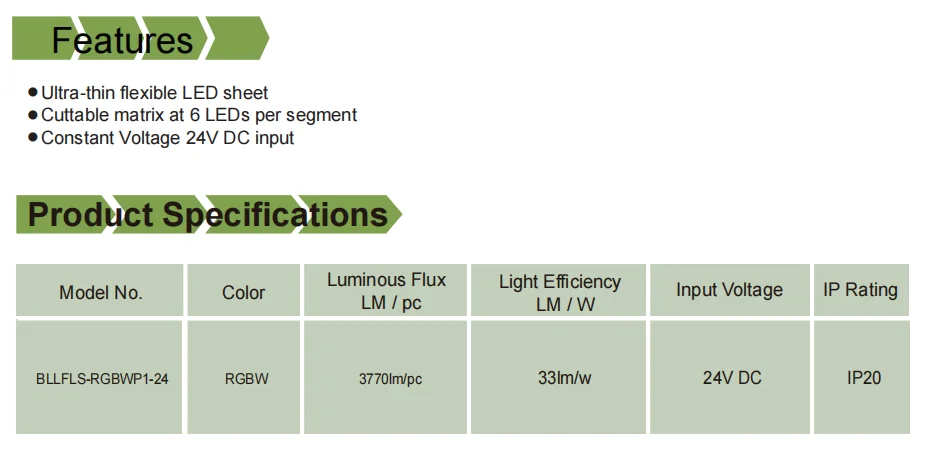 Led Screen Backlight Flex RGBW Pixel Led Sheet 24V 420leds Flexible Led ...