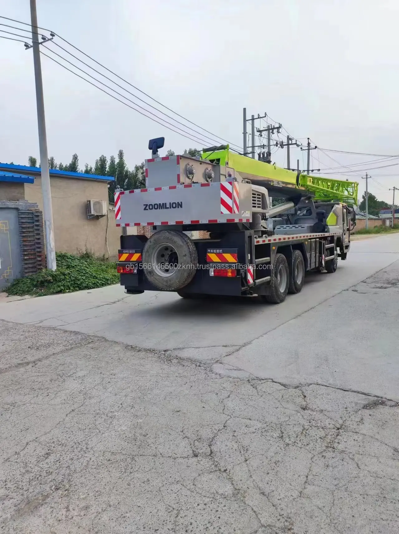 Zoomlion Ztc250h Mobile Crane Used Crane Truck 25 Ton 59m Lifting ...