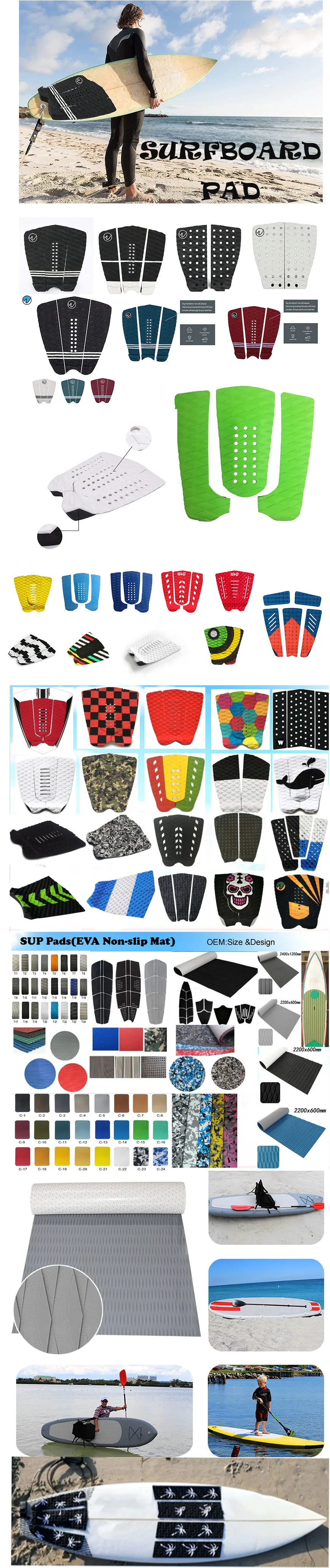 Custom 2024 New Professional Eva Surfboard Traction Pad Creatures Surf ...