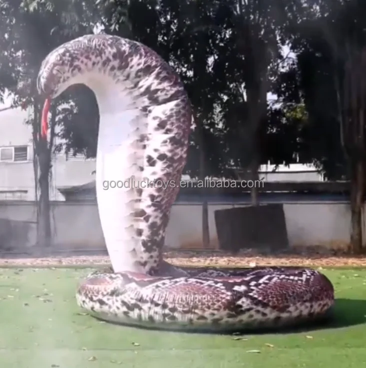 Giant Inflatable Snakes - 10ft Tall, Eye-Catching Replicas