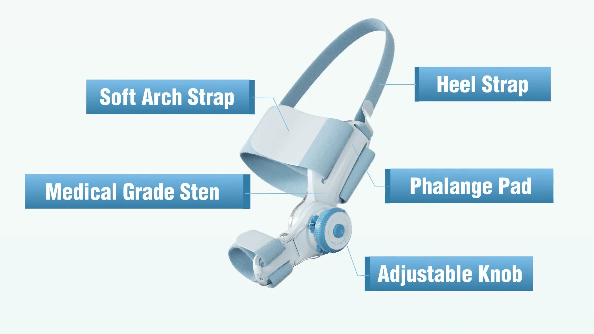 Tech Love For Day And Night Use Adjustable Toe Separator Bunion Band ...