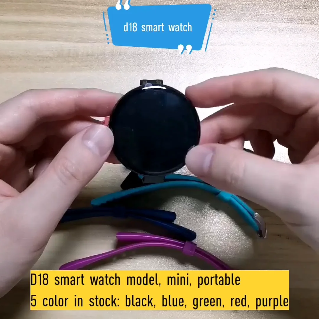 Best Cheap New D18 Smart Phone Watches Round Belt N76 Hw21 T 500 Ht99 ...