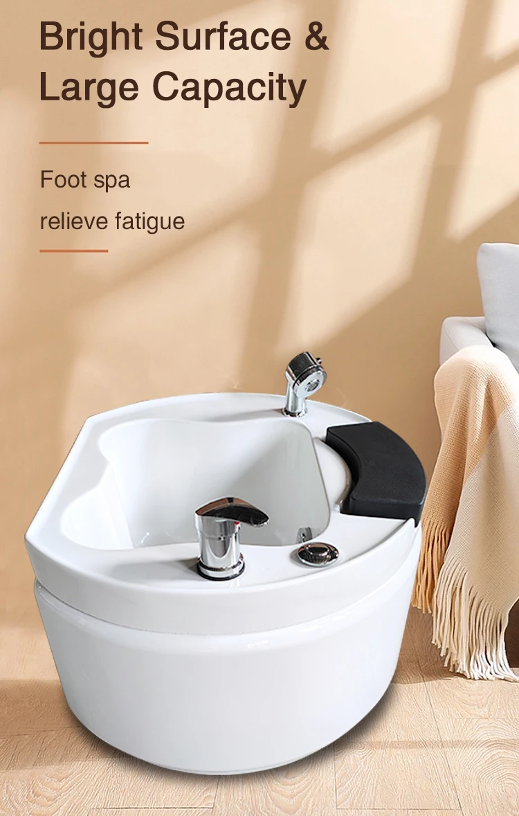 Corona Hot Sale Pedicure Beauty Salon Equipment Foot Pedicure Basin Spa ...