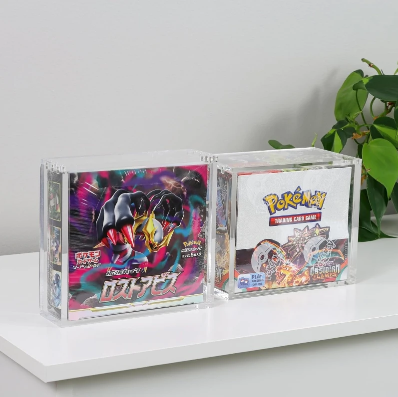 Custom Designed Clear Acrylic Booster Pack Display Box