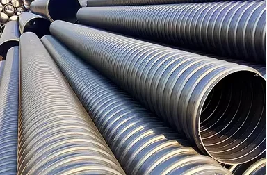 Black U-shaped Steel Strip Composite Hdpe Material Extensive Plastic ...