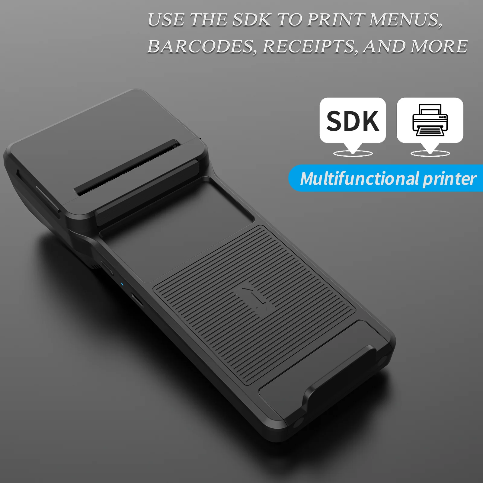 2 in 1 Printing and Scanning Back Clip for Restaurant Payments