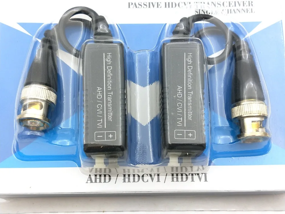 Hd Cctv Via Twisted Pairs Adapter 720p Hd Cvi/tvi/ahd Passive Video ...