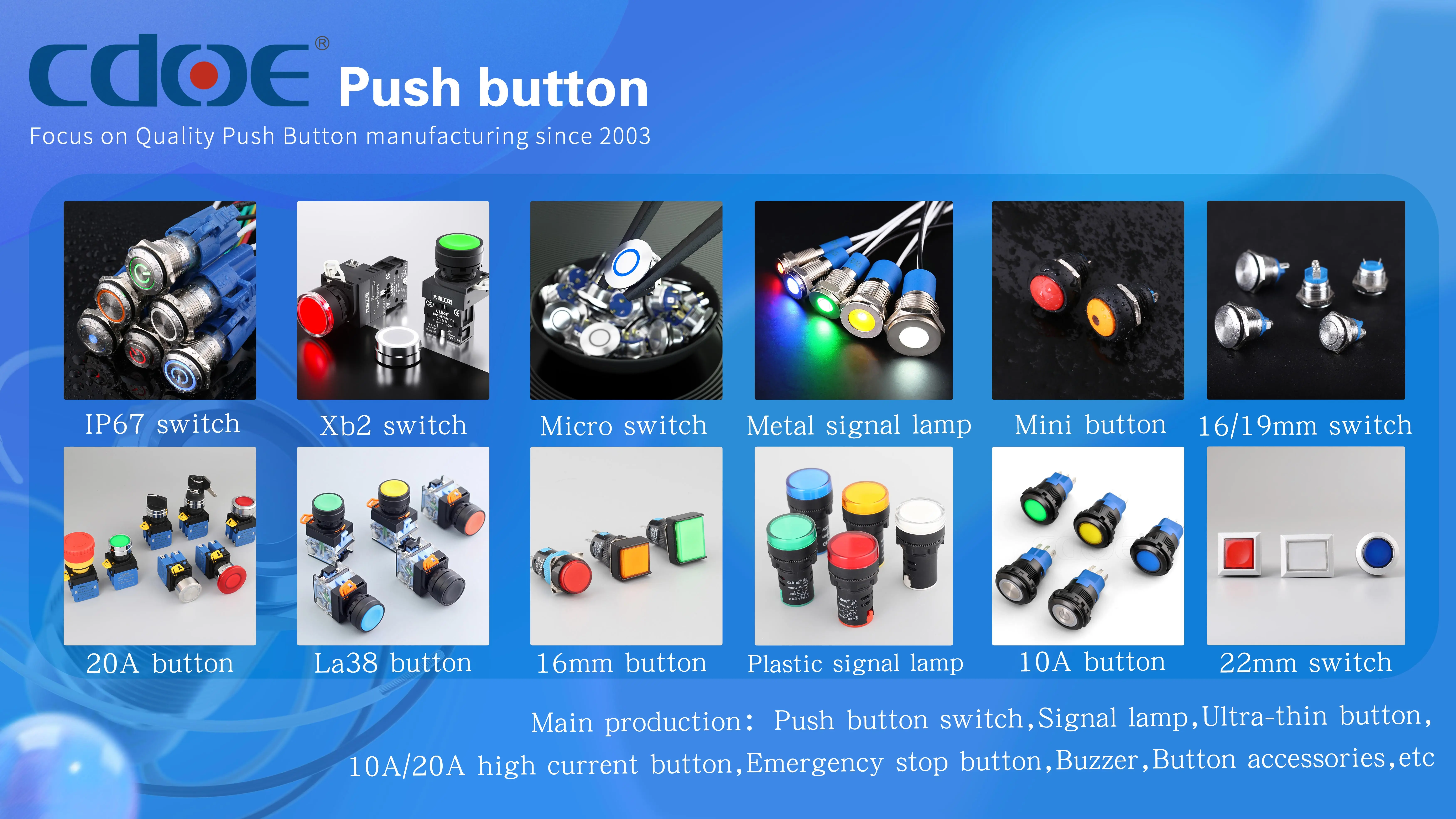 Metal Stainless Steel 19mm Mounting Holes Red Led Lights 220v ...