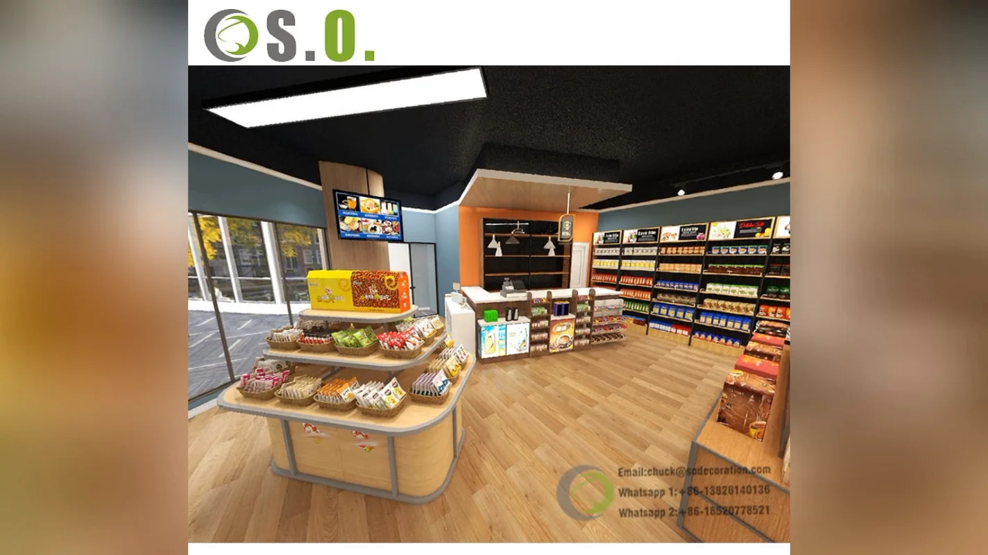Convenience Interior Showroom Design Retail Stores Supermarket ...