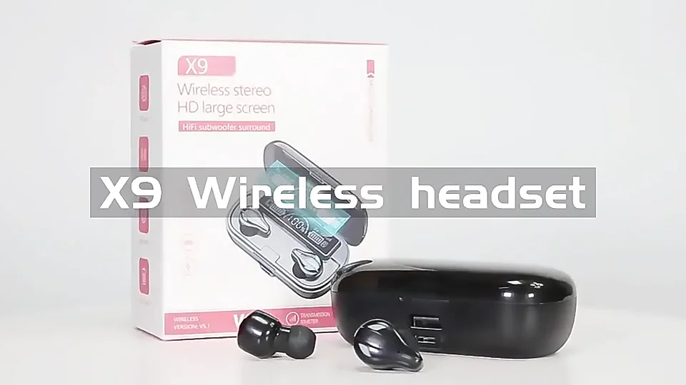 High Quality Wireless Earbuds X9 Tws Earphones & Headphones In-ear ...