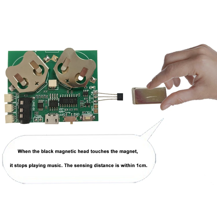 Magnetic Induction Sound Module - Programmable Music Player