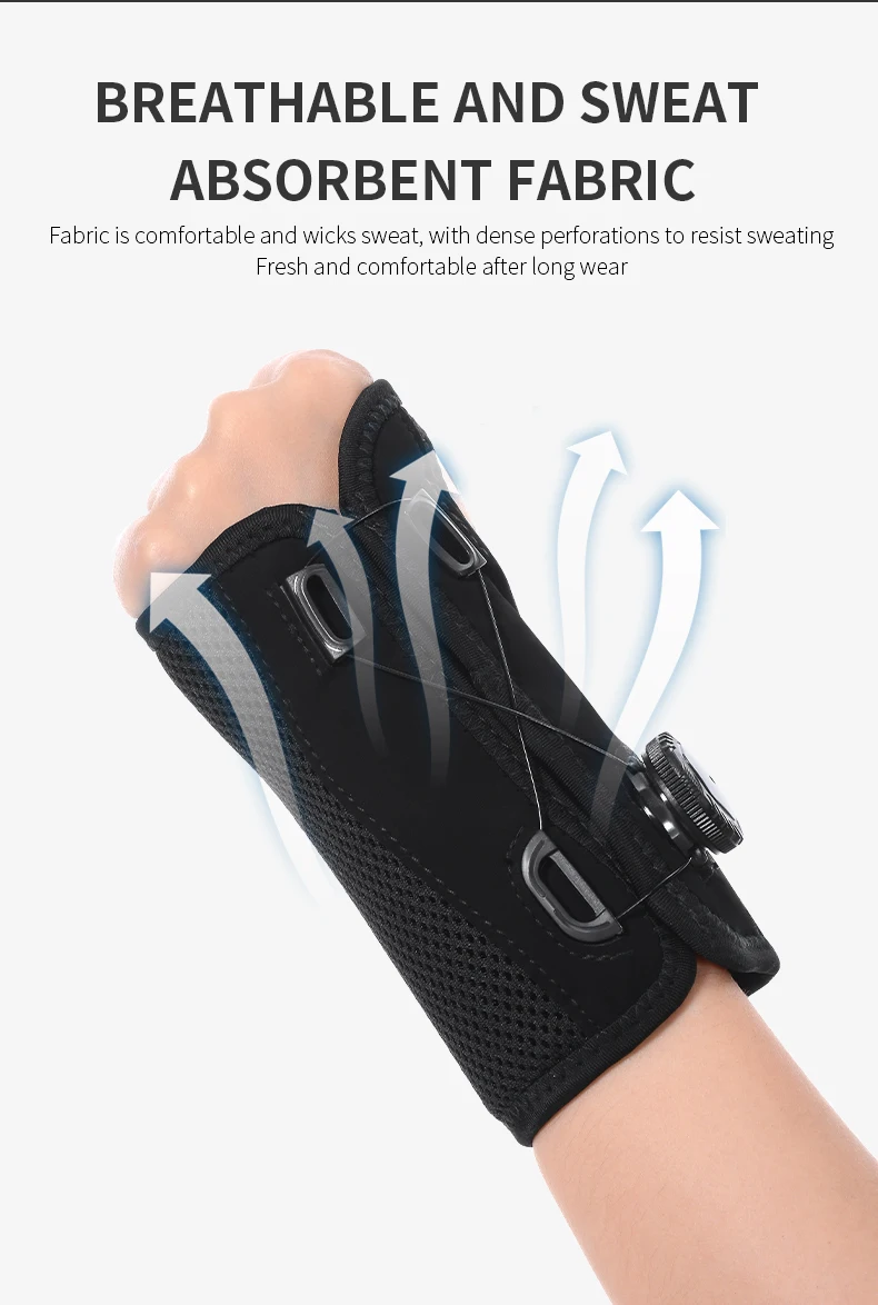 Kopus Custom Breathable Adjustable Comfortable Wrist Brace Splint for ...