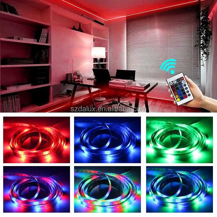 Smart Led Strips With App Controlled Alexa Tuya Smd 5050 Ip65 ...