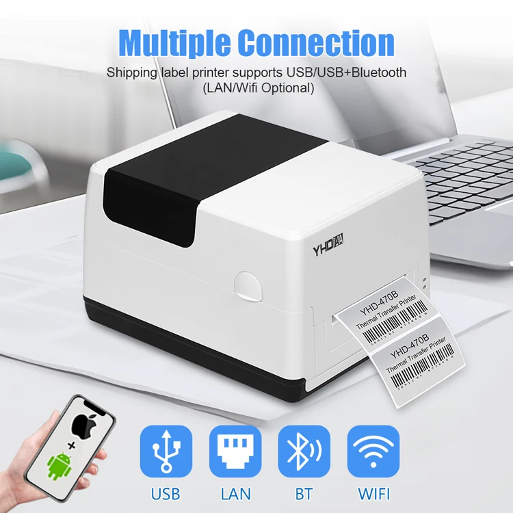 High Quality 4 Inch Waybill Thermal Transfer Ribbon Printer 4x6 ...