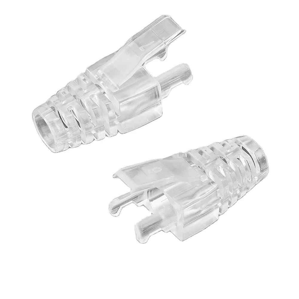 PC transparent Dust Cover RJ45 Modular Plug Protector Cat5e cat6 ...