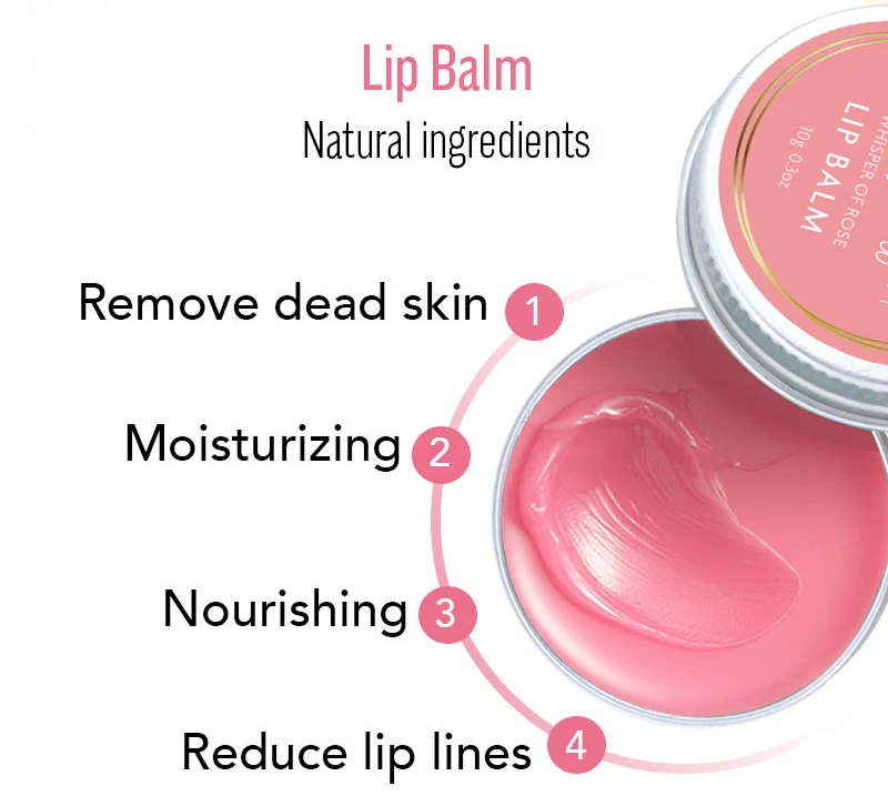 Custom New Small Cute Pink Moisturizing OEM Lip Balm