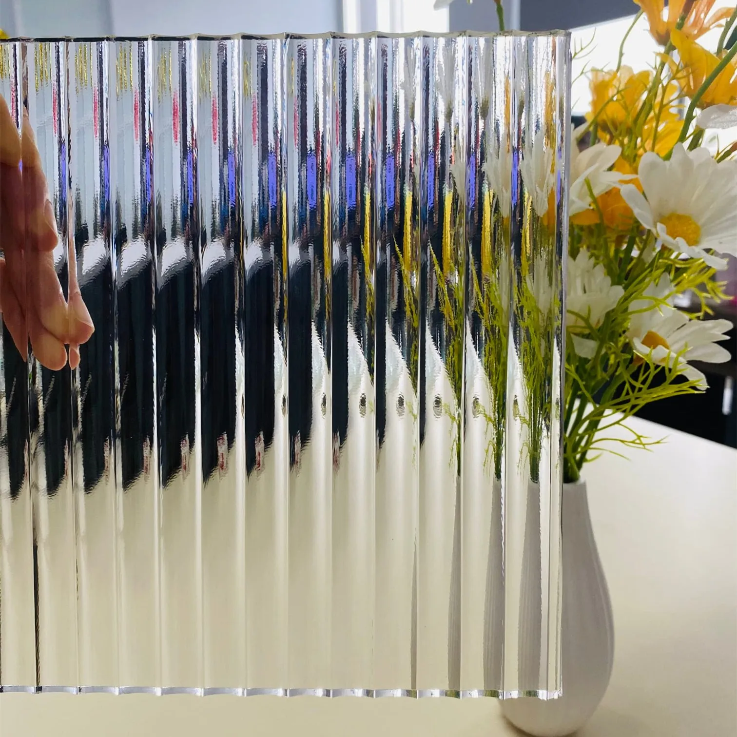 Temperable Decorative Wavy Spotlight Spotlight Optimax Reed Pattern ...