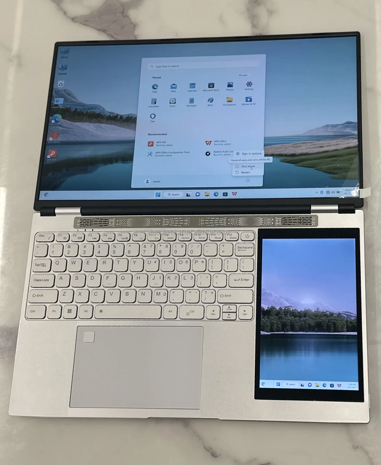 Dual Screen Laptop Win 11 Touch Screen 15.6 Computer 2tb Ssd Student ...