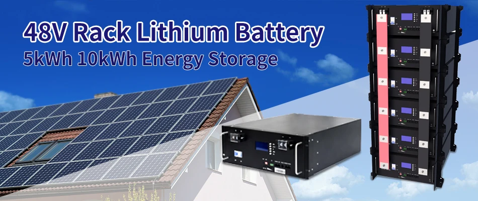 Sunpal Stackable Lithium Ion Batteries 48v 200ah 10kwh Lifepo4 Battery For Home Energy Storage ...