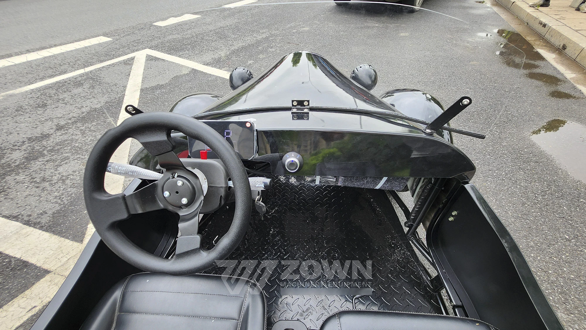 Vintage Mini 2 Seater Electric Car Buggy - Retro Luxury