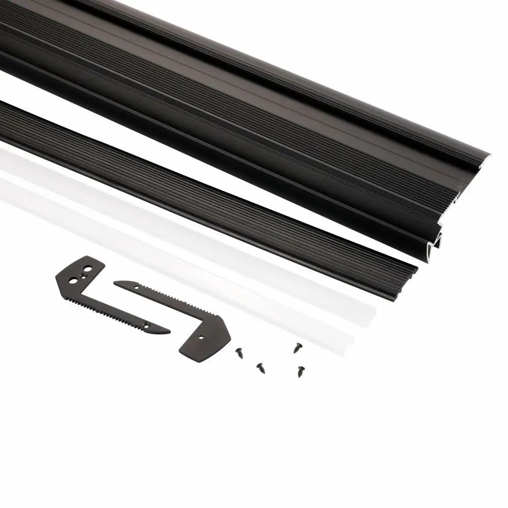 80mm*32mm LED Stair Profile Aluminum Heat Sink LED Step Light Cinema ...