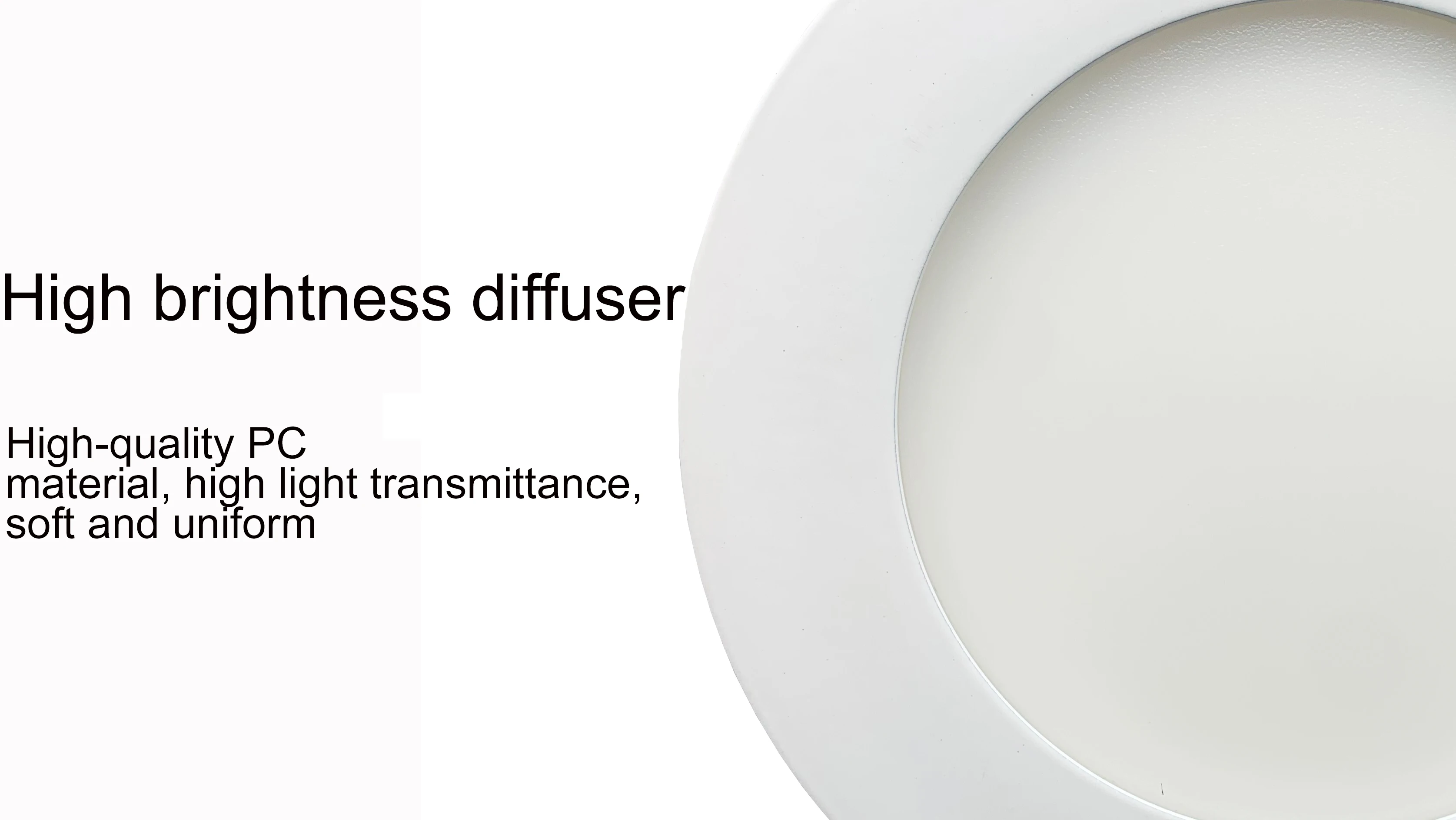 Household Aluminum Ultra-thin Panel Light Round Recessed 9w 12w 18w ...