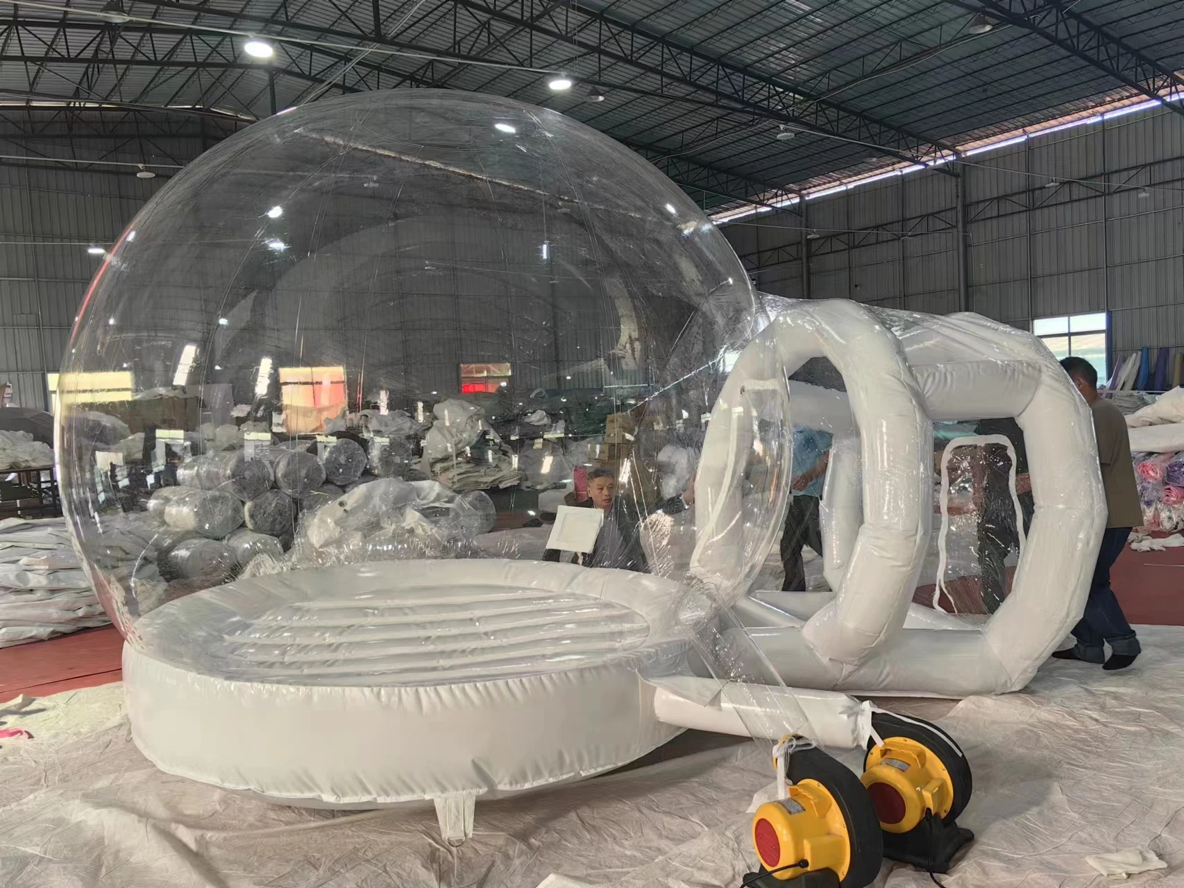 Hot Selling Outdoor Party Balloon House Christmas Theme Inflatable Bubble House - Buy Bubble ...