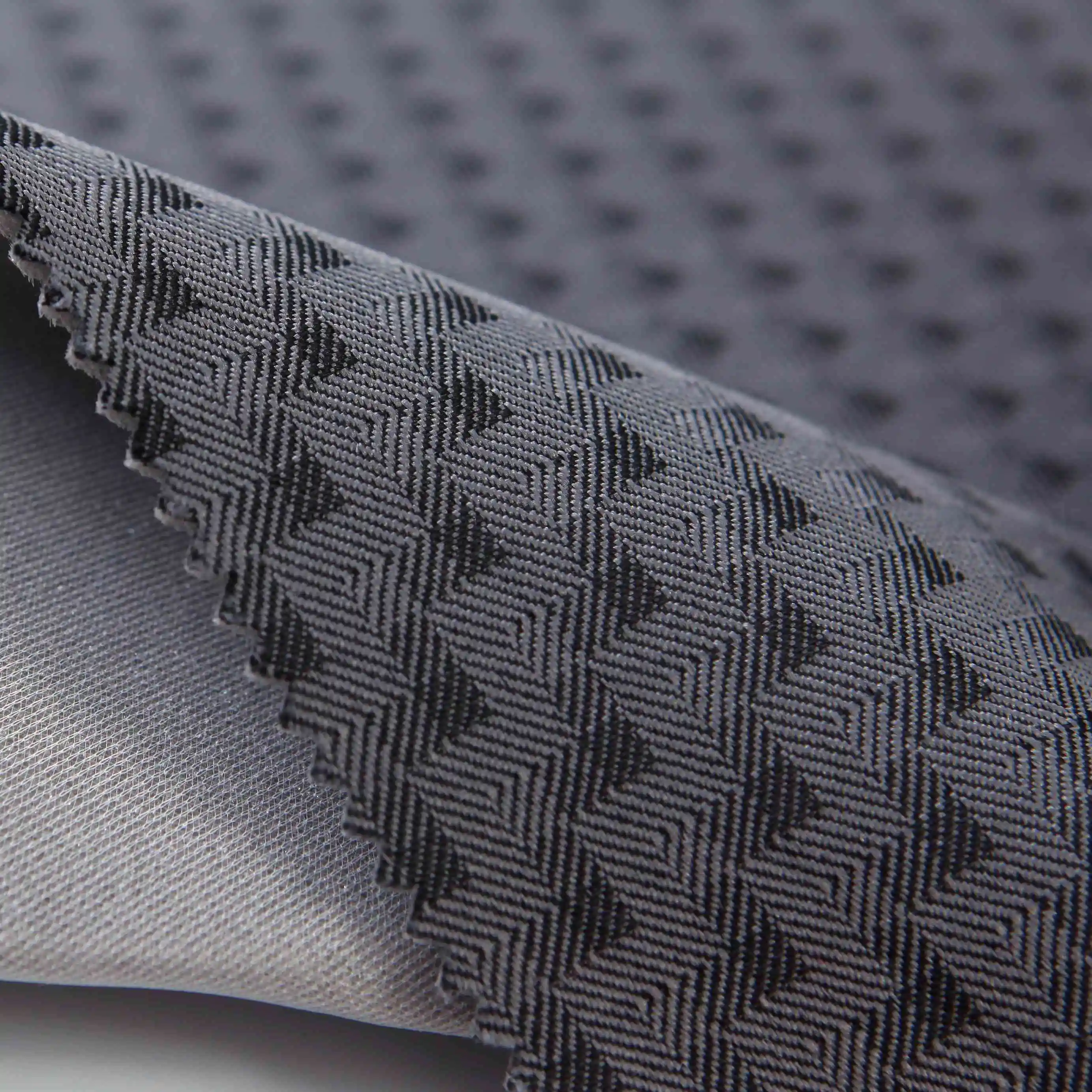 Customized Woven Auto Upholstery Fabric With Foam For Car Seat/ Bus ...